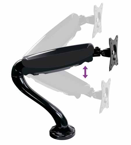 Diamond Ergonomics Interactive Monitor Desk Mount DMC120